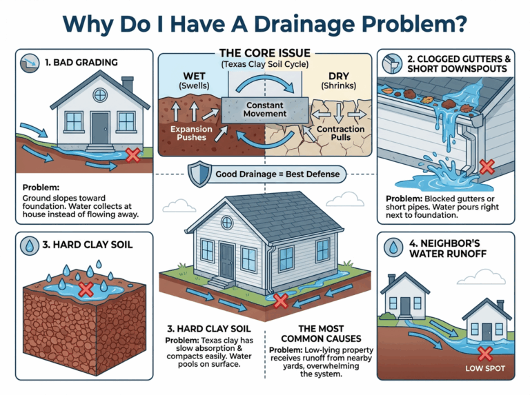 Diagnosing And Fixing Water Drainage Problems | G.L. Hunt